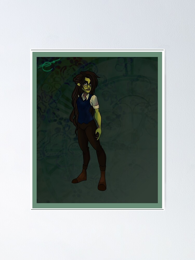 "Elphaba - Shiz Uniform" Poster for Sale by ElizaOz | Redbubble