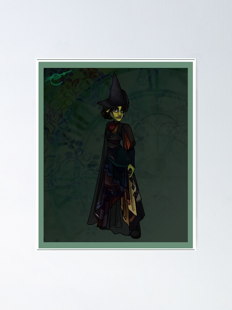 "Elphaba - Wicked Witch" Poster for Sale by ElizaOz | Redbubble