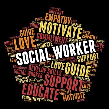 "Social Worker Words responsibilities " Poster by 2blackcherries ...