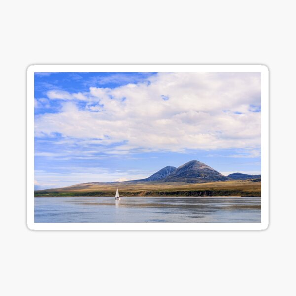 "Sailing in the Sound of Islay" Sticker for Sale by IslayFineArt ...