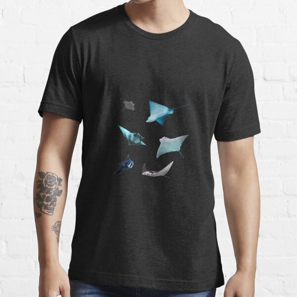 "Manta ray sticker pack" T-shirt for Sale by starseedgems | Redbubble ...