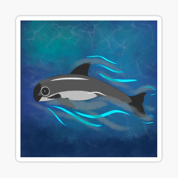 "Vaquita" Sticker for Sale by Insomniac-Tiger | Redbubble