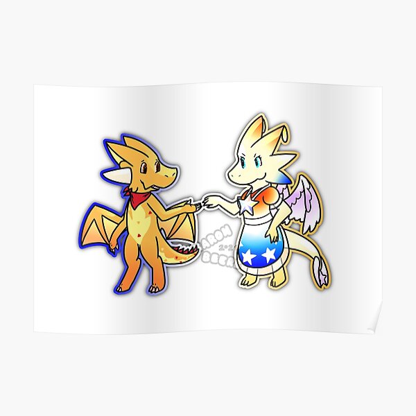 "Yalin & Stella" Poster by Maronbeere | Redbubble