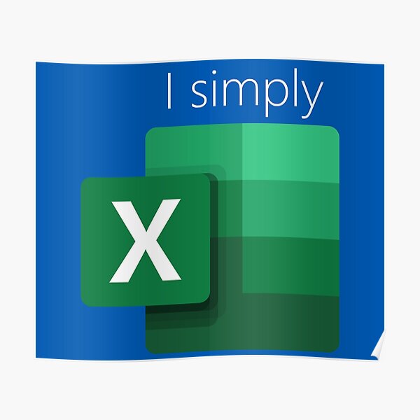 Microsoft Excel Posters | Redbubble