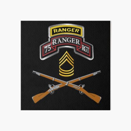"75th Ranger Regiment “Ranger Master Sergeant"”" Art Board Print by ...