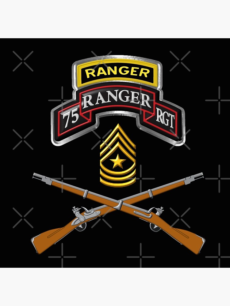 "75th Ranger Regiment “Ranger Sergeant Major”" Poster for Sale by ...