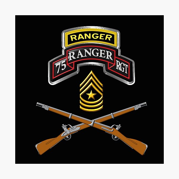 "75th Ranger Regiment “Ranger Sergeant Major”" Photographic Print by ...
