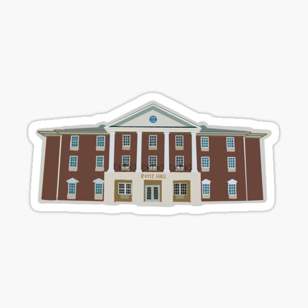 "Royce Hall Anderson University Housing Sticker" Sticker for Sale by ...