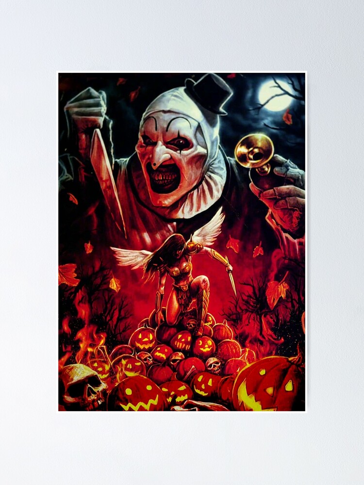 Póster «Terrifier art the clown horror merch póster» de Printeddesignz ...