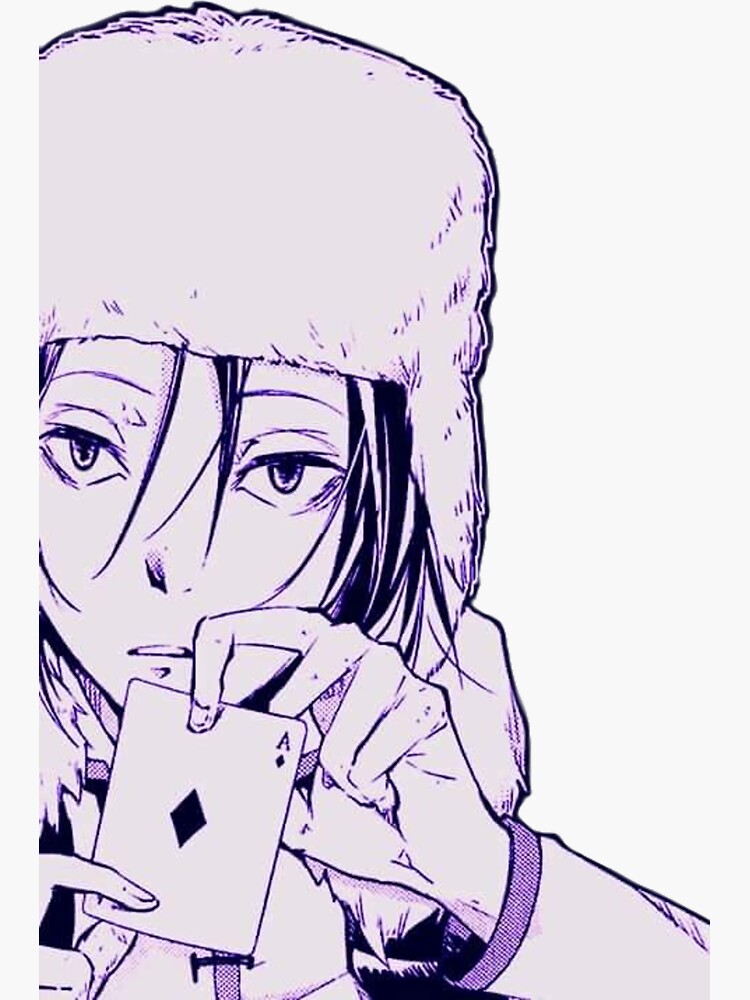 "bungou stray dogs fyodor" Sticker for Sale by teceache | Redbubble