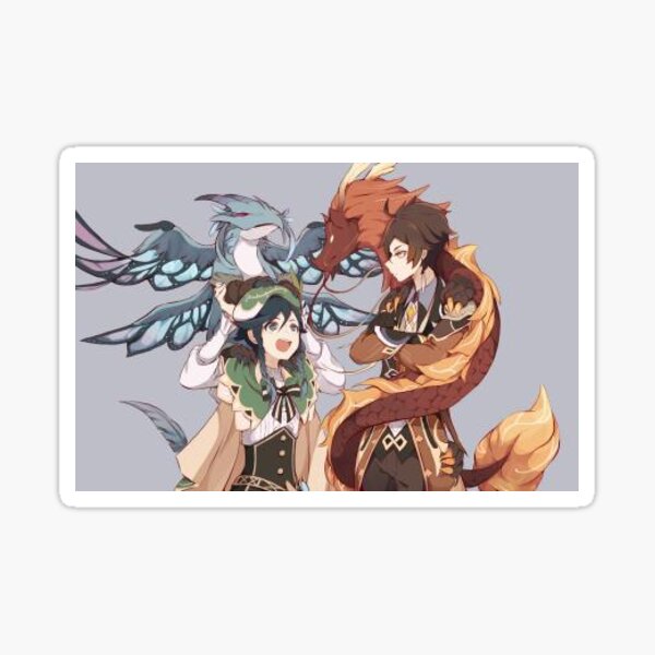 "Genshin Impact" Sticker for Sale by Aria100 | Redbubble