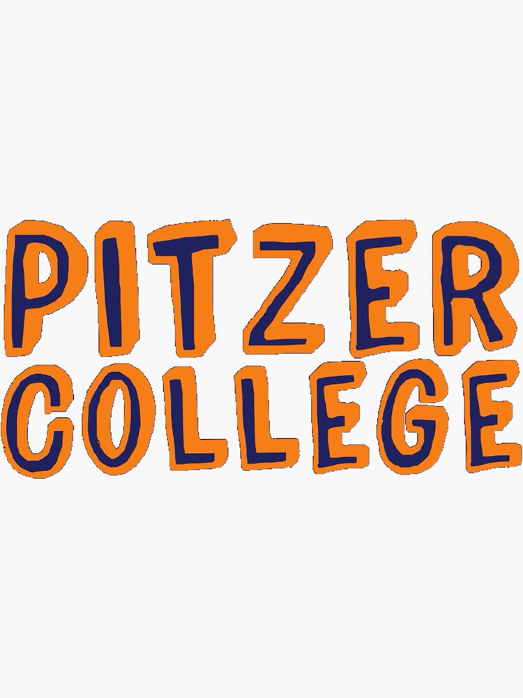 "Pitzer College" Sticker for Sale by machasgear | Redbubble