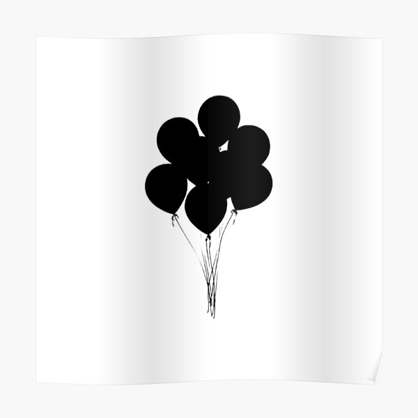 "nf's black ballons" Poster for Sale by mahmoudrakha | Redbubble