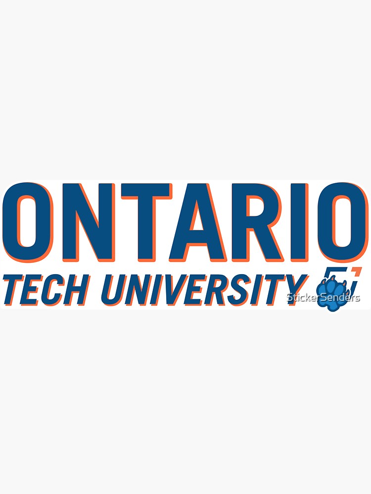 "Ontario Tech University" Sticker for Sale by StickerSenders | Redbubble