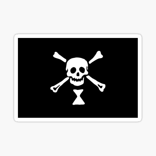 "Famous Pirate Flag - Emmanuel Wynne" Sticker for Sale by amkdino ...