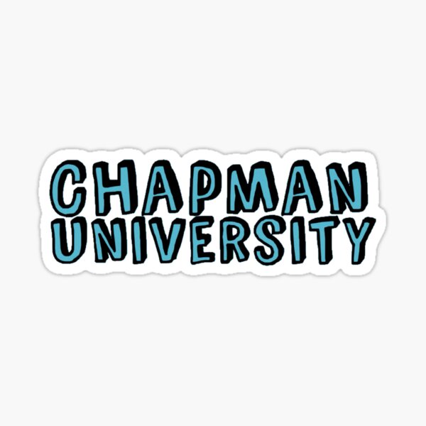 "Chapman University" Sticker by machasgear | Redbubble