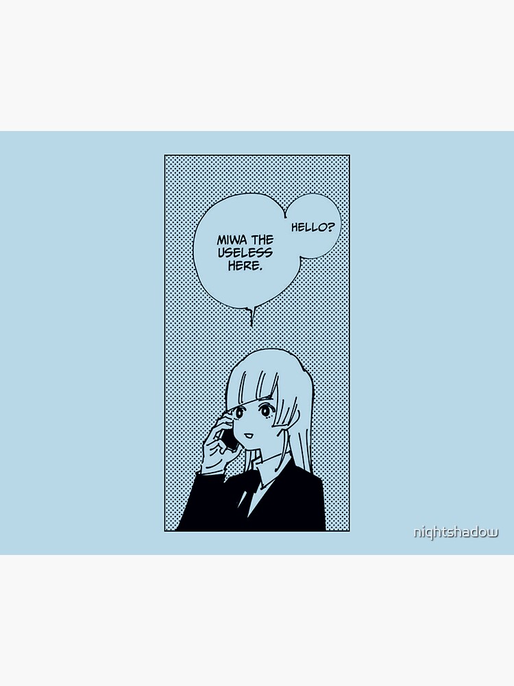 "Jujutsu Kaisen Miwa Kasumi the Useless Here" Sticker for Sale by ...