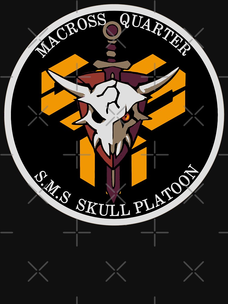 "Macross Quarter S.M.S. Skull Platoon" T-shirt for Sale by zRiSes ...