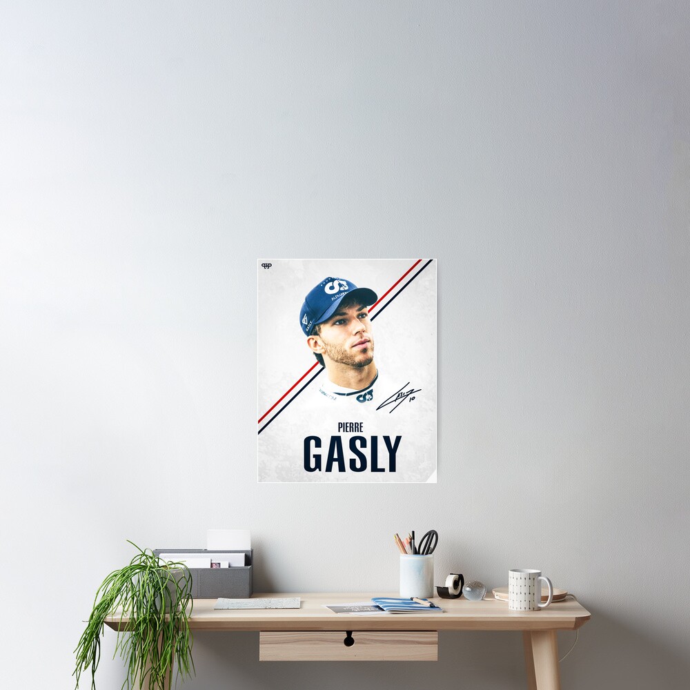 "PIERRE GASLY AUTOGRAPH" Poster by koldun | Redbubble