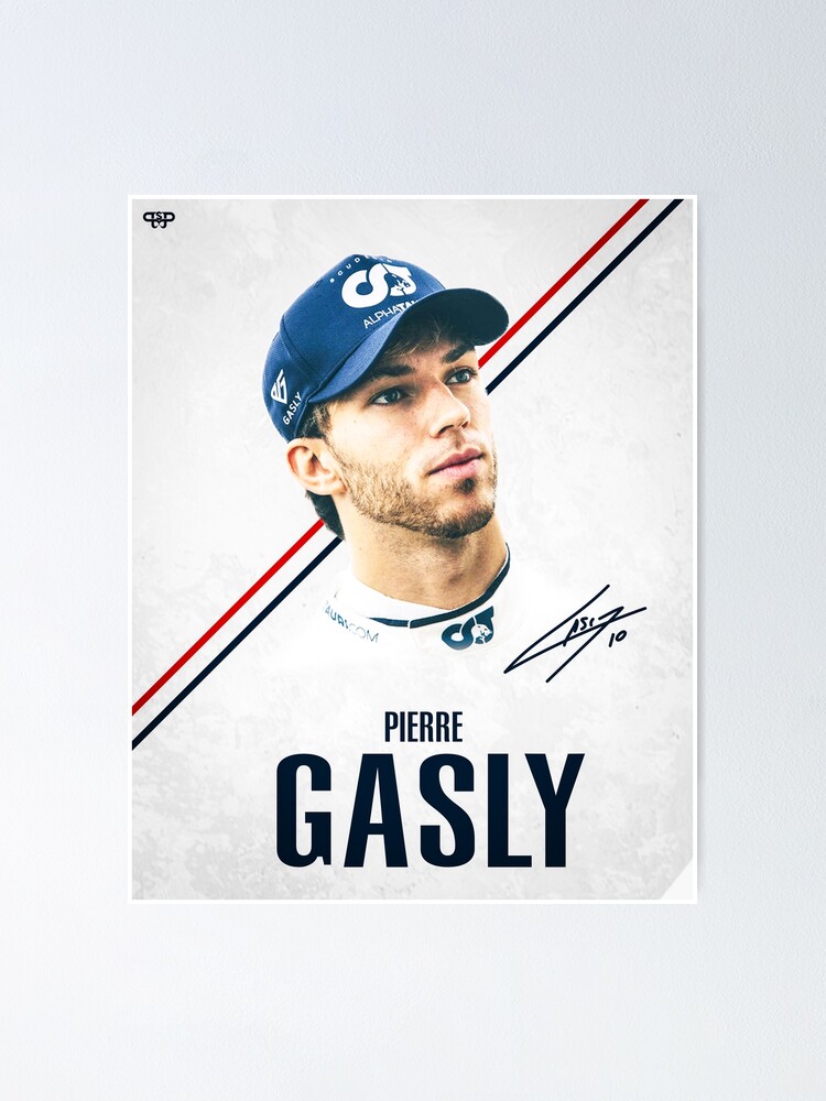 "PIERRE GASLY AUTOGRAPH" Poster for Sale by koldun | Redbubble