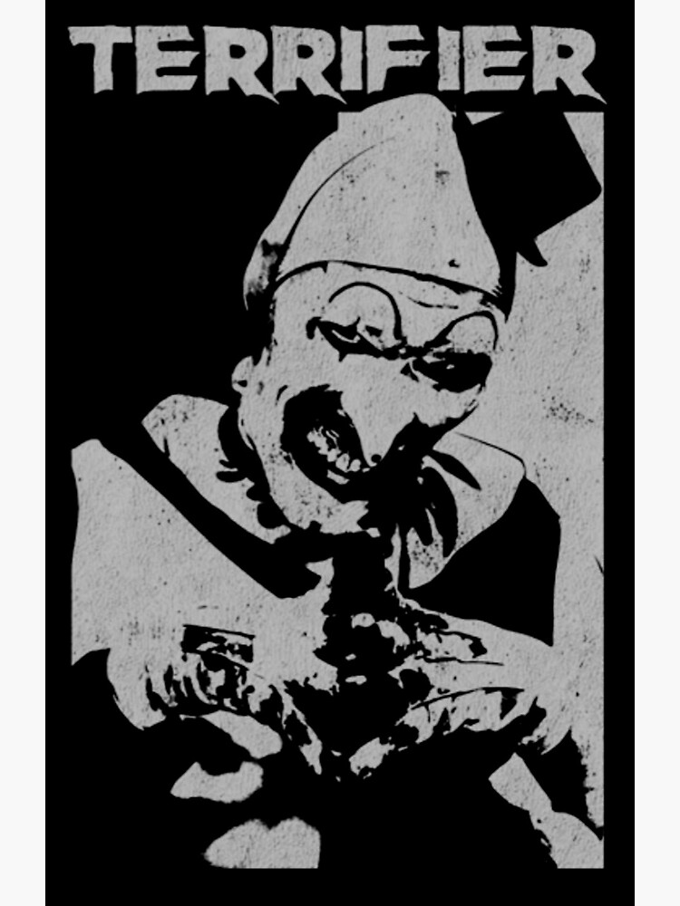 "Terrifier movie horror art the clown " Sticker for Sale by ...