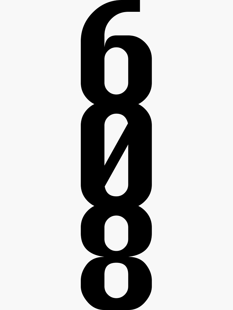 "608" Sticker for Sale by Jakman | Redbubble