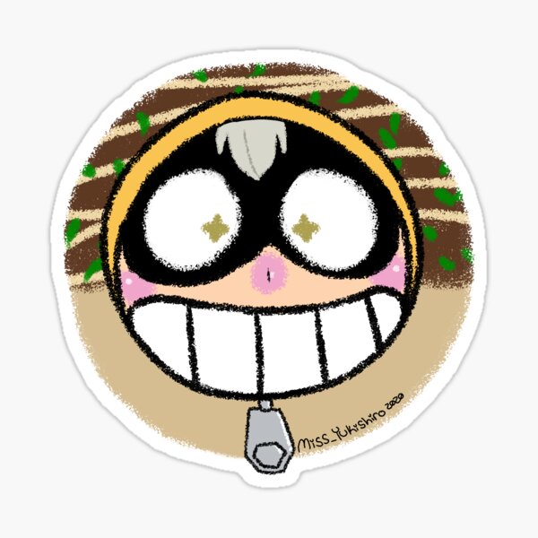 "Crayon Fat Gum" Sticker for Sale by MissYukishiro | Redbubble
