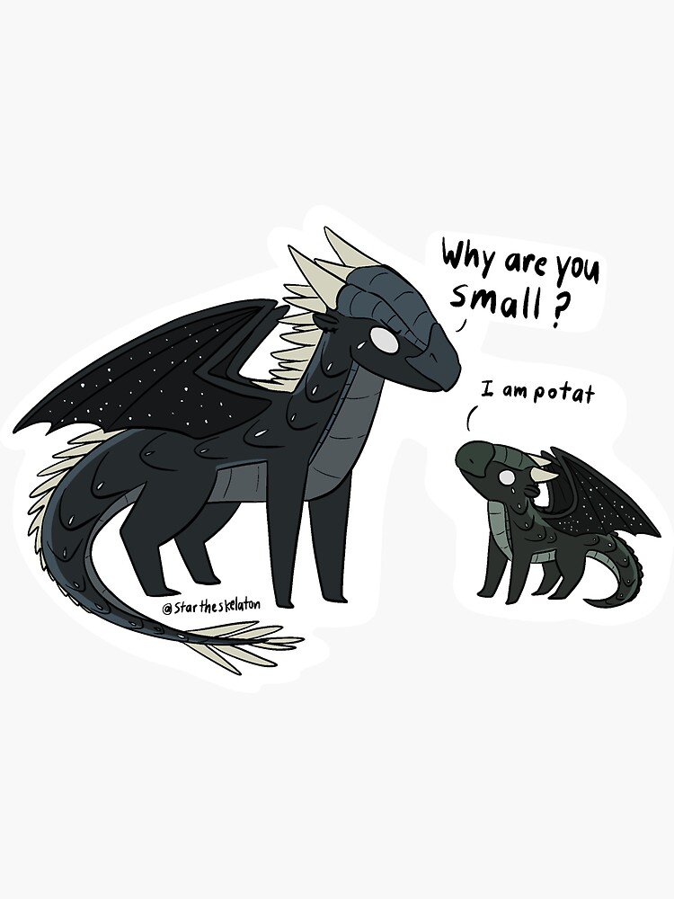 "Darkstalker and Moonwatcher " Sticker for Sale by Star-the-skela ...