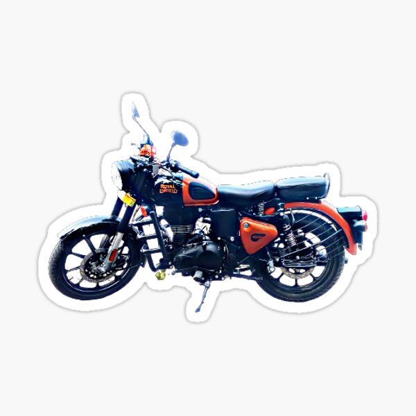 "ROYAL ENFIELD CLASSIC 350 " Sticker for Sale by zayn-red | Redbubble