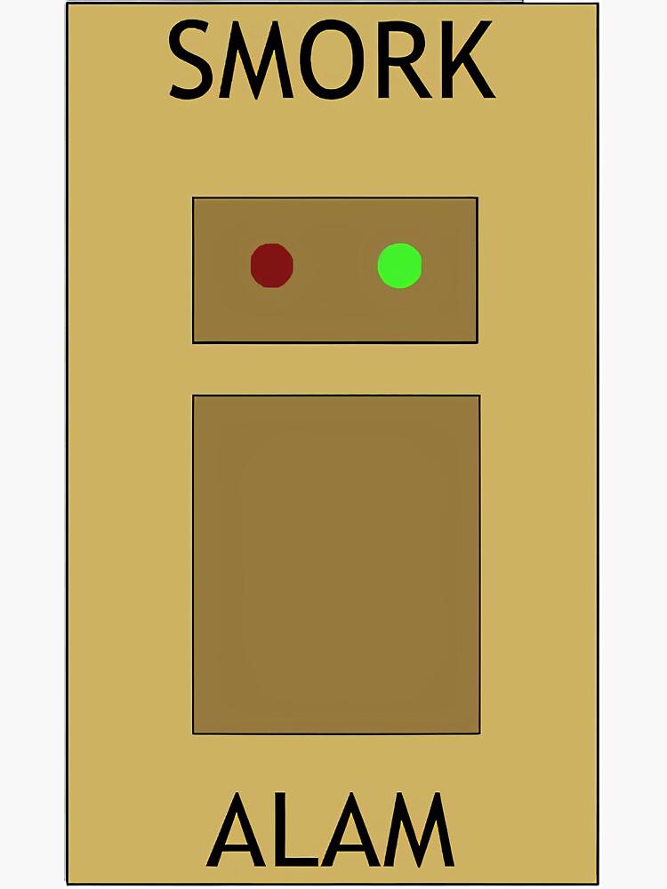 "Smork Alam" Sticker for Sale by Noahc0d | Redbubble