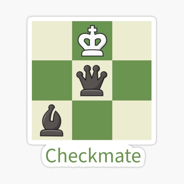 "Checkmate" Sticker for Sale by ModernX | Redbubble
