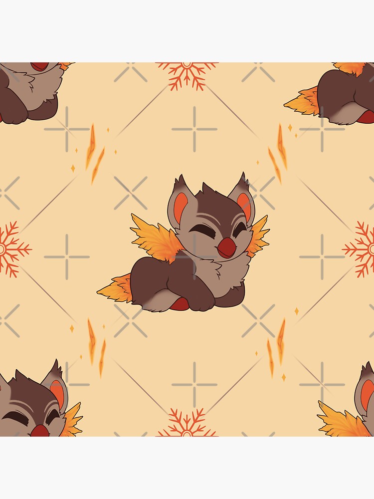 "Cute Baby Griffin (Autumn)" Sticker for Sale by SylestiaGames | Redbubble