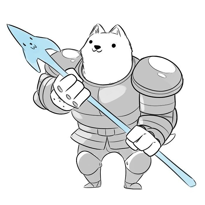 "Dog Knight " by davethrkid | Redbubble