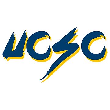 "UCSC University of California Santa Cruz" Sticker for Sale by ...