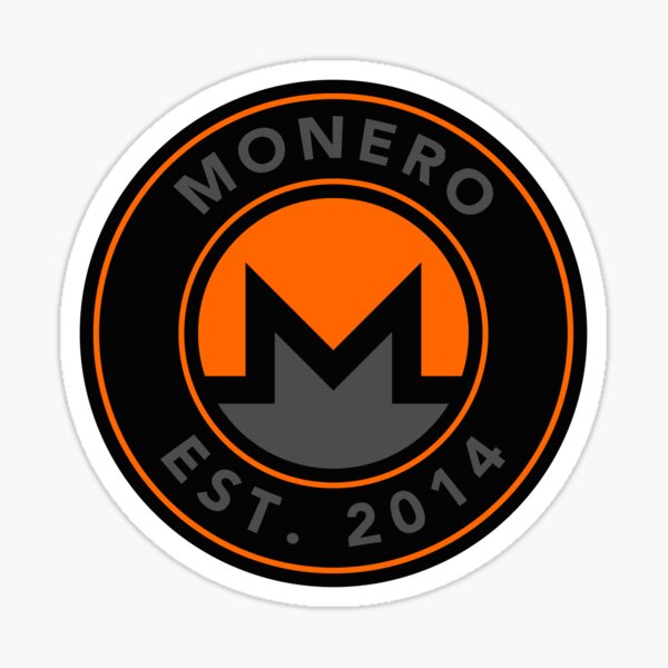 "Monero Dark Crest" Sticker for Sale by hodlco | Redbubble