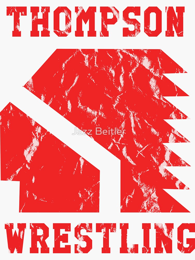 "Thompson High School Wrestling (Vision Quest)" Sticker for Sale by ...