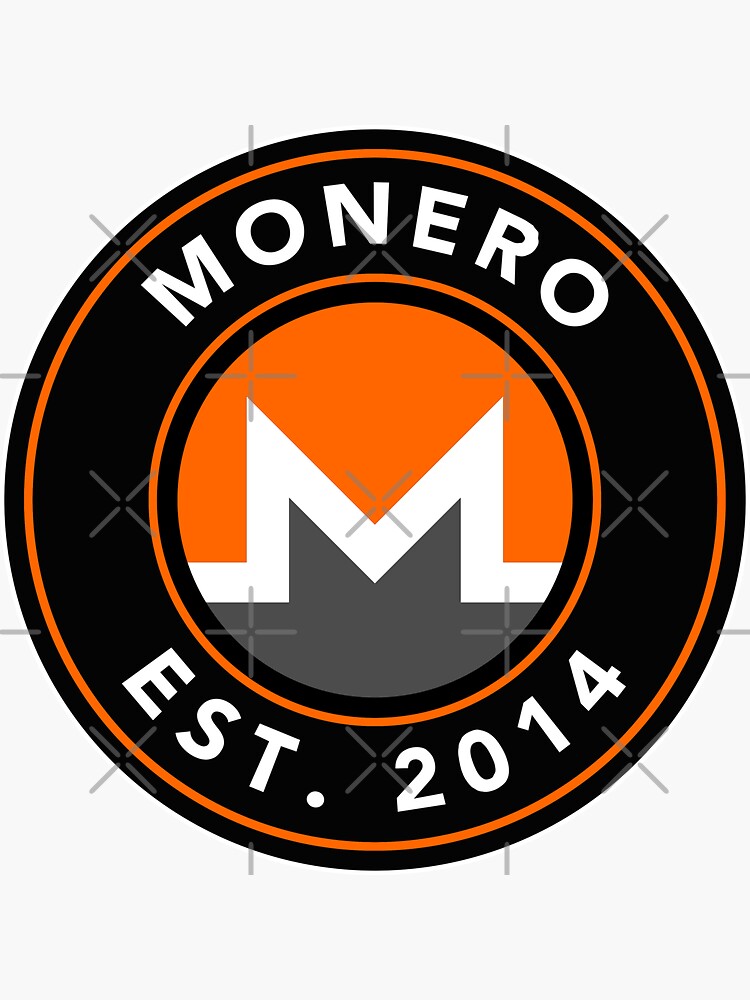 "Monero Crest" Sticker for Sale by hodlco | Redbubble