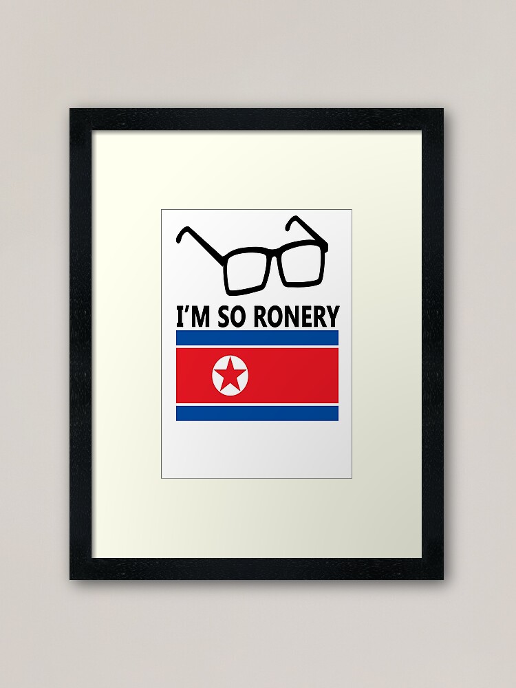 "I'm So Ronery - Team America World Police Quote" Framed Art Print for ...