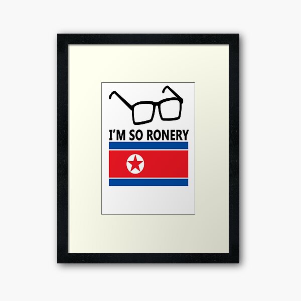 "I'm So Ronery - Team America World Police Quote" Framed Art Print for ...