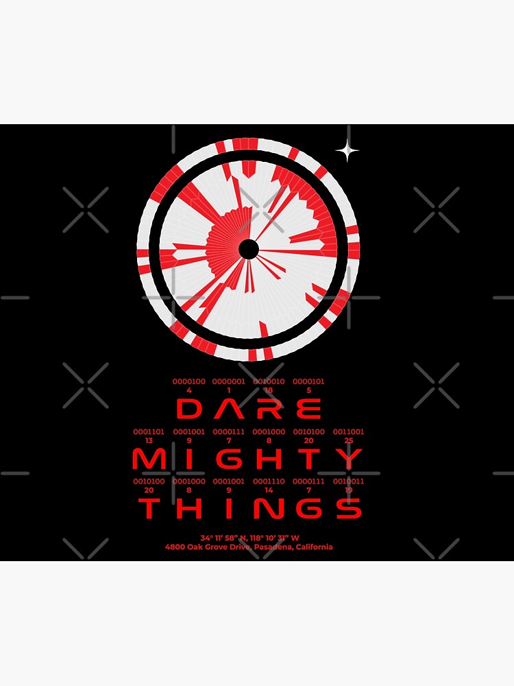 Mars Landing Dare Mighty Things Nasa Perseverance parachute code ...