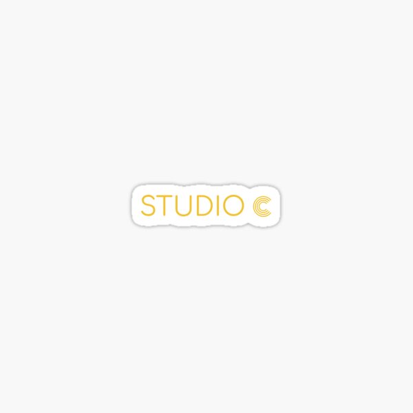 "Studio C logo" Sticker by lalalandgurl | Redbubble