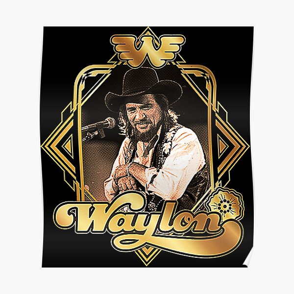 Waylon Jennings Posters | Redbubble
