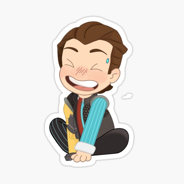 "Rhys Chibi (Tales from the Borderlands)" Sticker by QuintentsofArt ...