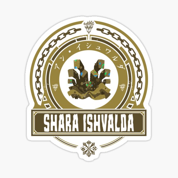 "SHARA ISHVALDA - ORIGINAL EDITION" Sticker for Sale by exionstudios ...