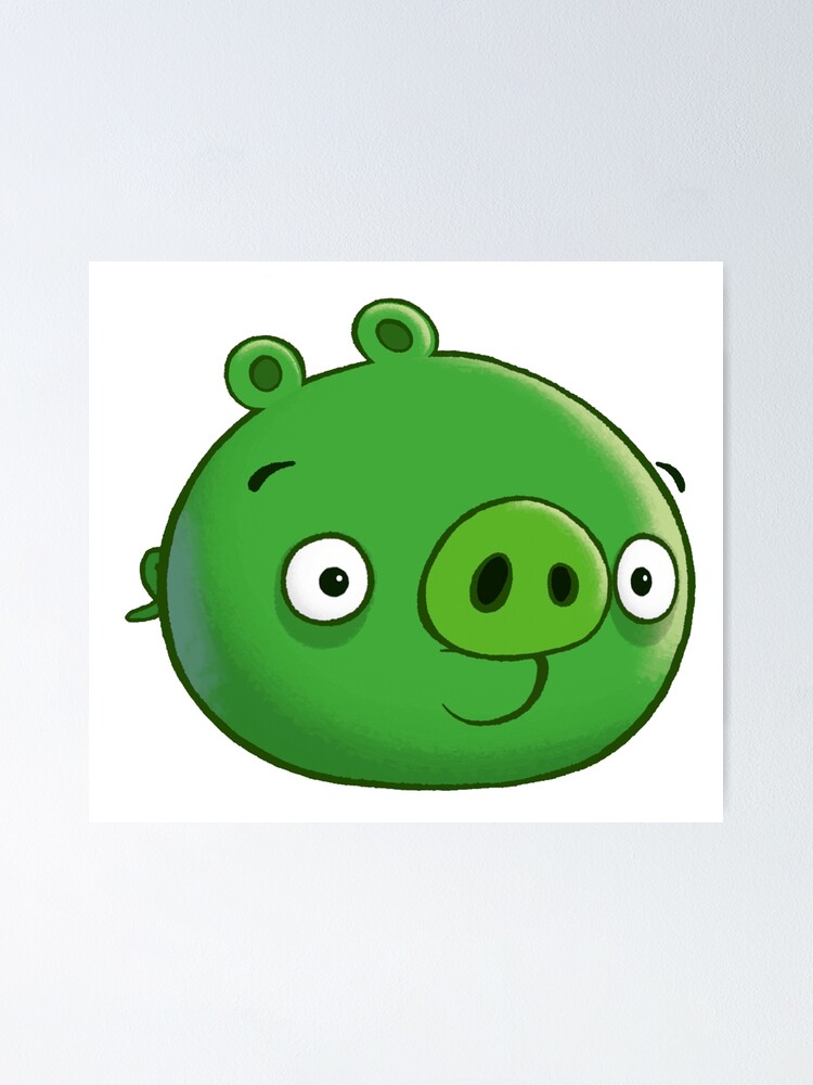 "green pig " Poster for Sale by devilrocks | Redbubble
