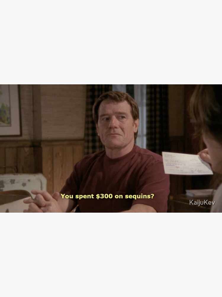 "Malcolm in the Middle Hal Bryan Cranston Sequins Parody Funny Meme ...