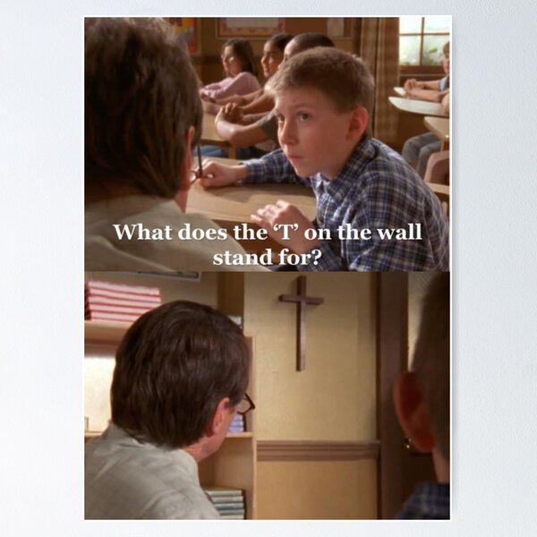 "Malcolm in the Middle Dewey Hal T On The Wall Parody Funny Meme ...