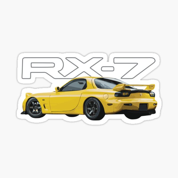 "FD3S rx-7 CYM" Sticker for Sale by cowtownCOWBOY | Redbubble