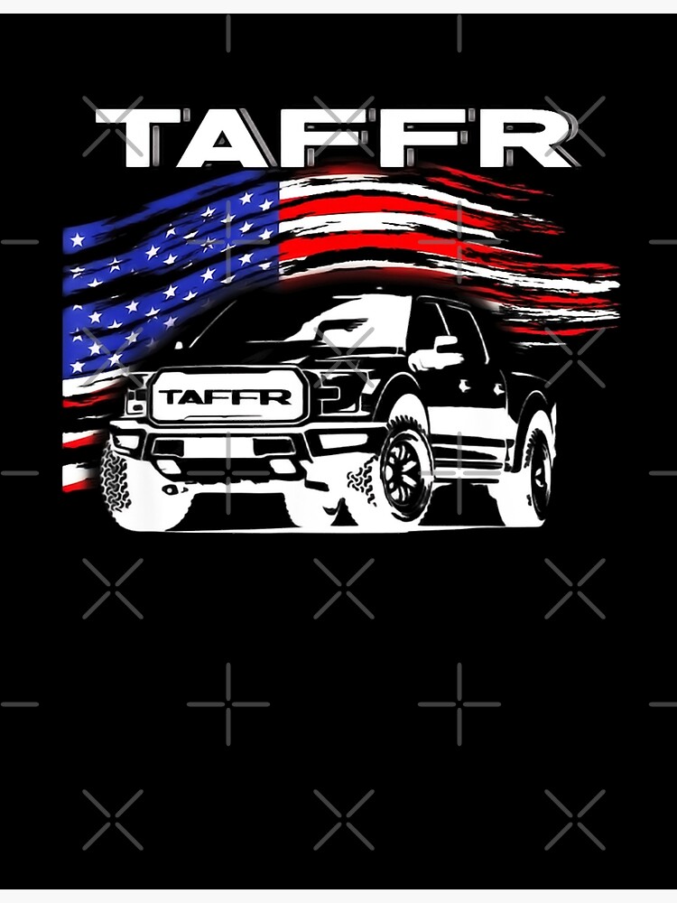 "TAFFR American Flag Pickup Truck Funny Viral Video Meme" Poster for ...