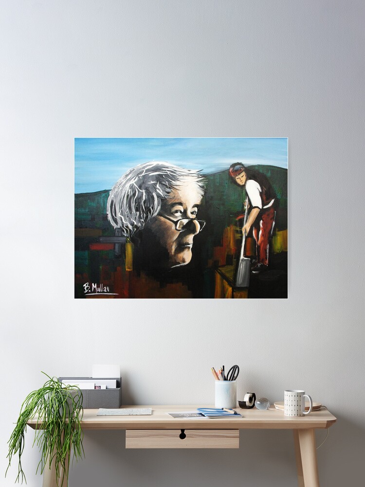 "Seamus Heaney - Digging" Poster for Sale by BuyIrishArt | Redbubble